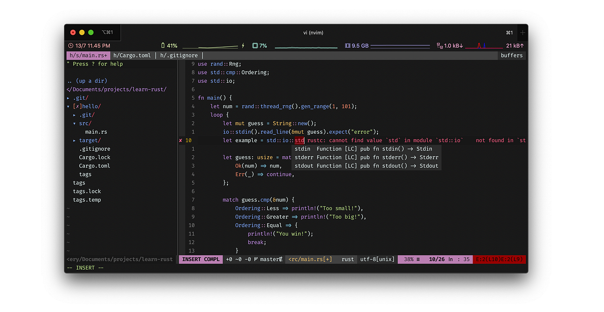 Tweak Your Vim As A Powerful IDE. Vim is a joy to use, it is so well… | by Dery Rahman ...