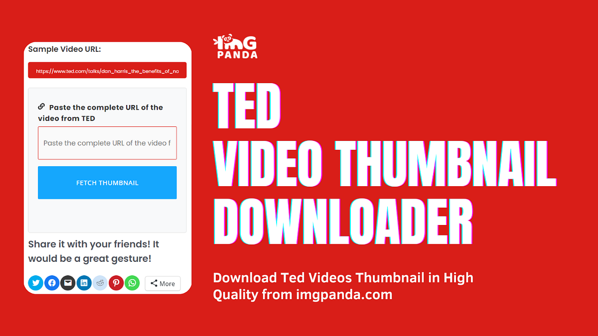 Unlocking Insights: Introducing TED Video Thumbnail Downloader | by ...