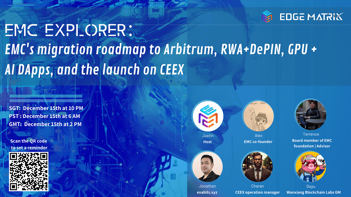 EMC AMA Review: Exploring EMC’s Future: RWA+DePIN, GPU+AI DApps | by EMC ( Edge Matrix Chain ...
