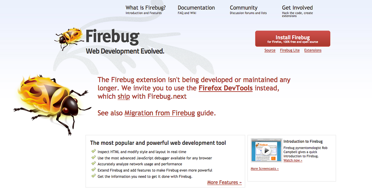 Firebug 現已加入 Firefox 開發者工具之中. 你可能早就聽說過 Firebug 將結束其 Firefox 附加元件的身分。 | by Mozilla Taiwan | Medium