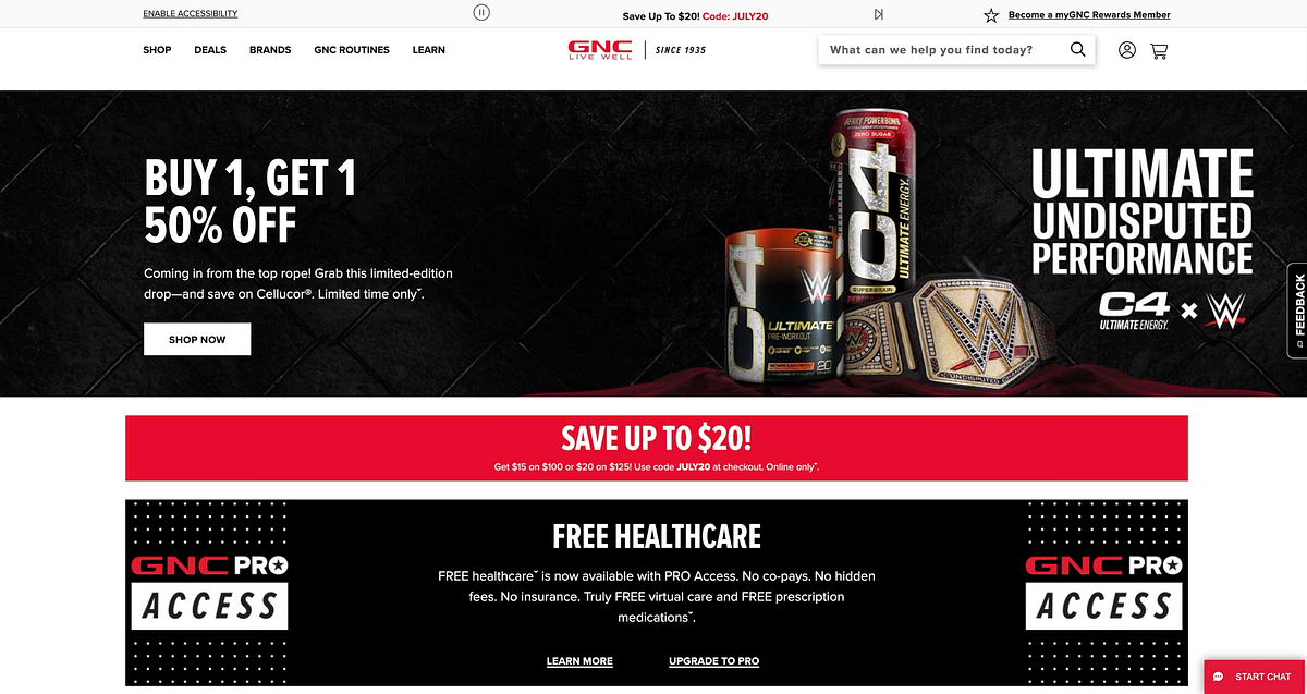 Rediscovering GNC: A Powerful Experience | by Yuchen Guo | Marketing in ...