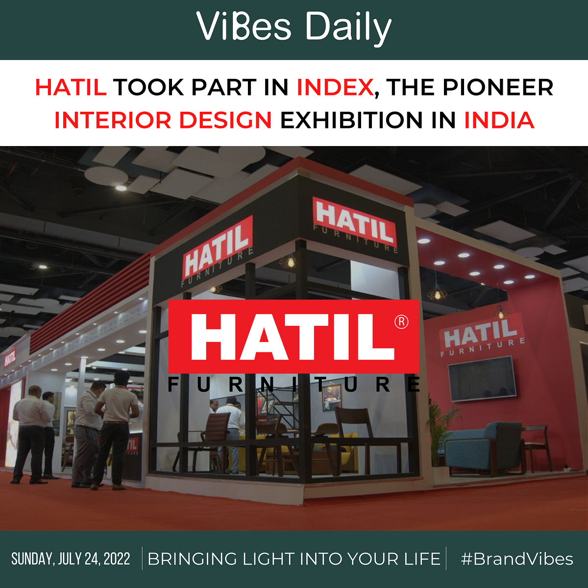 Hatil took part in Index, the pioneer interior design exhibition in ...