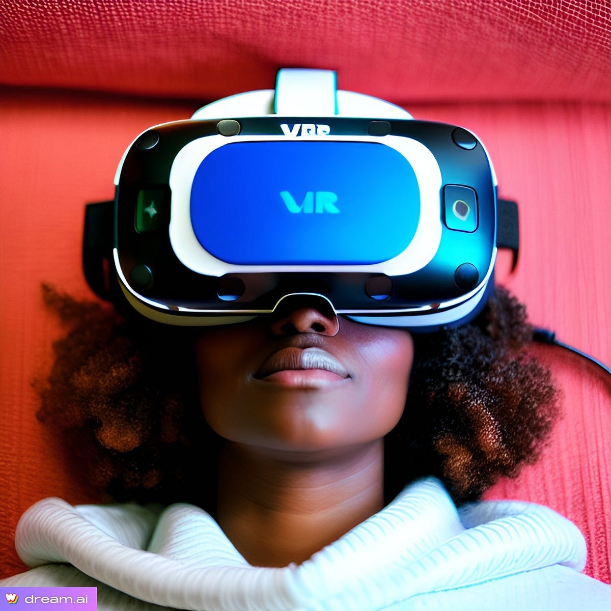 A cyberpunk meditation.. In a mindfulness VR experience, users… | by ...