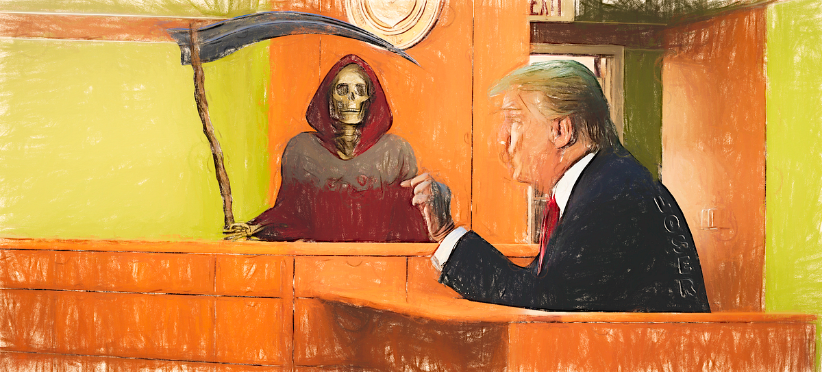 Drumpf Shoots Verbal Wad in Court | by Phillip T Stephens | The Haven ...