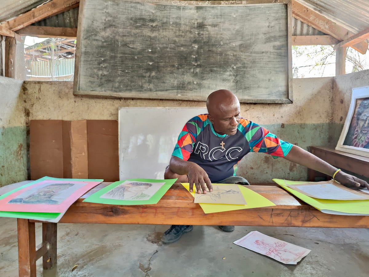 A Portrait Of A (Refugee) Artist. Cuba had to flee his country due to ...