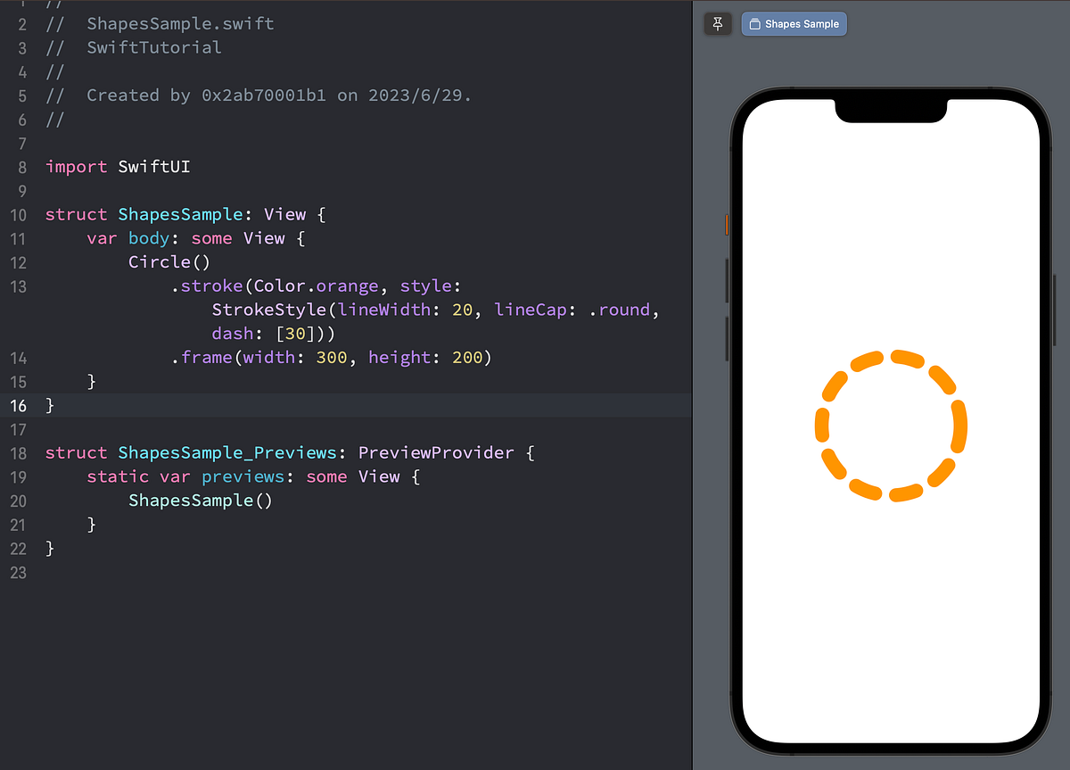 Shapes in SwiftUI. 这一节会介绍图形的基本操作，会包括圆，椭圆，长方形等 | by Kare | Medium