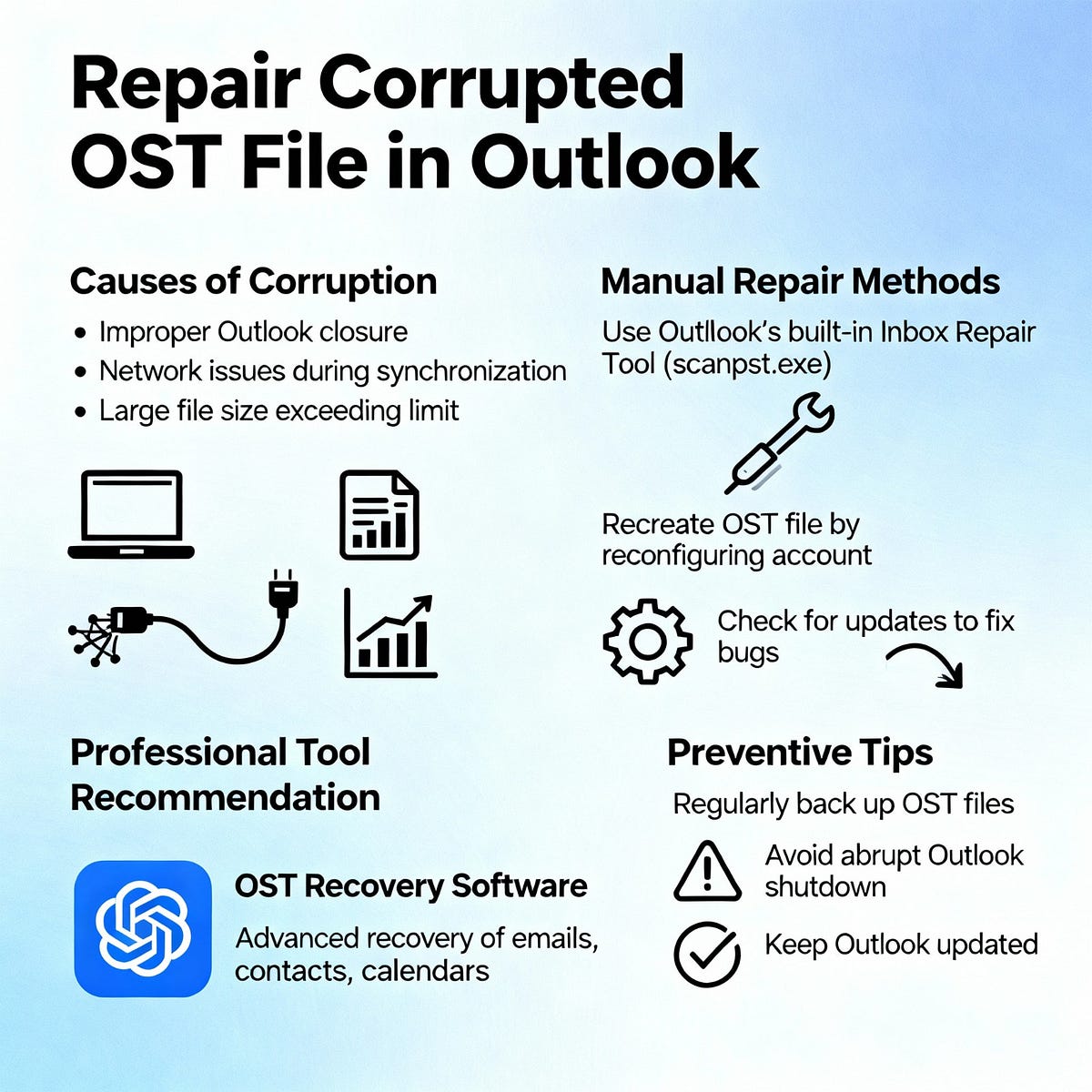 Expert Guide: Repair Corrupted OST File in Outlook 2016/2019/2021 | by ...