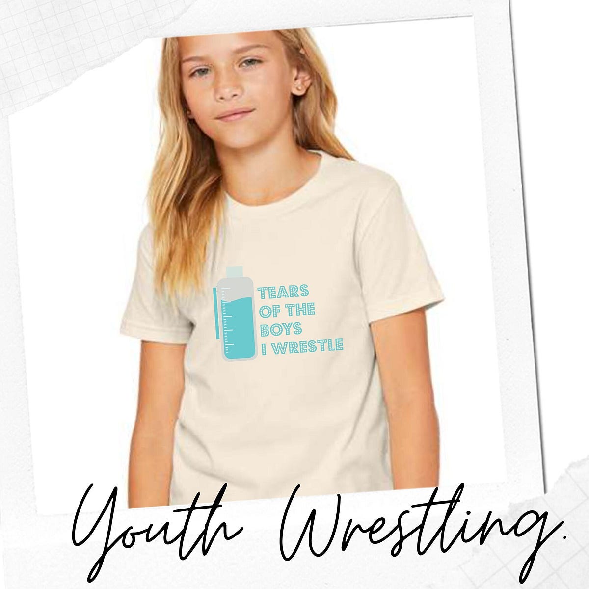 Youth Size — Tears of The Boys I Wrestle | Girl’s Wrestling Shirt ...