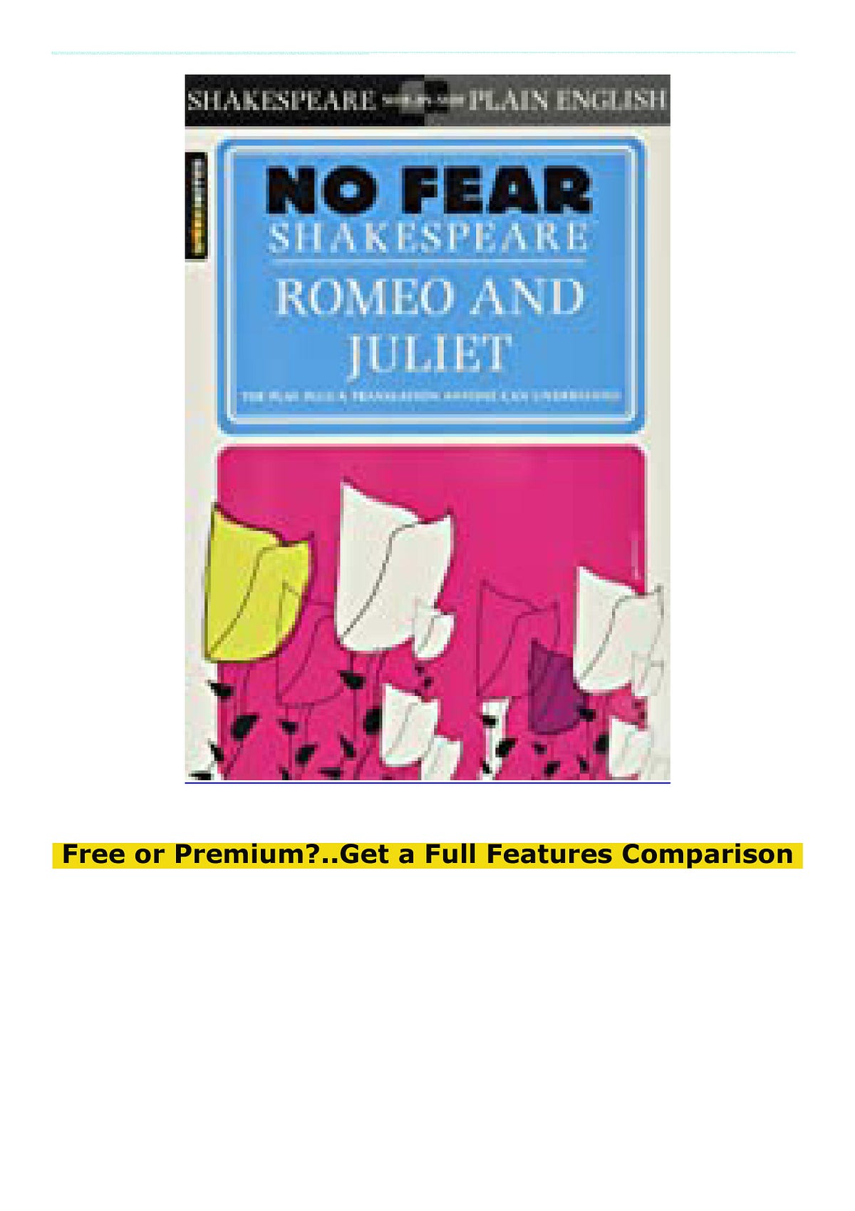 Read PDF Romeo and Juliet (No Fear Shakespeare) Mobi | by John Chow ...