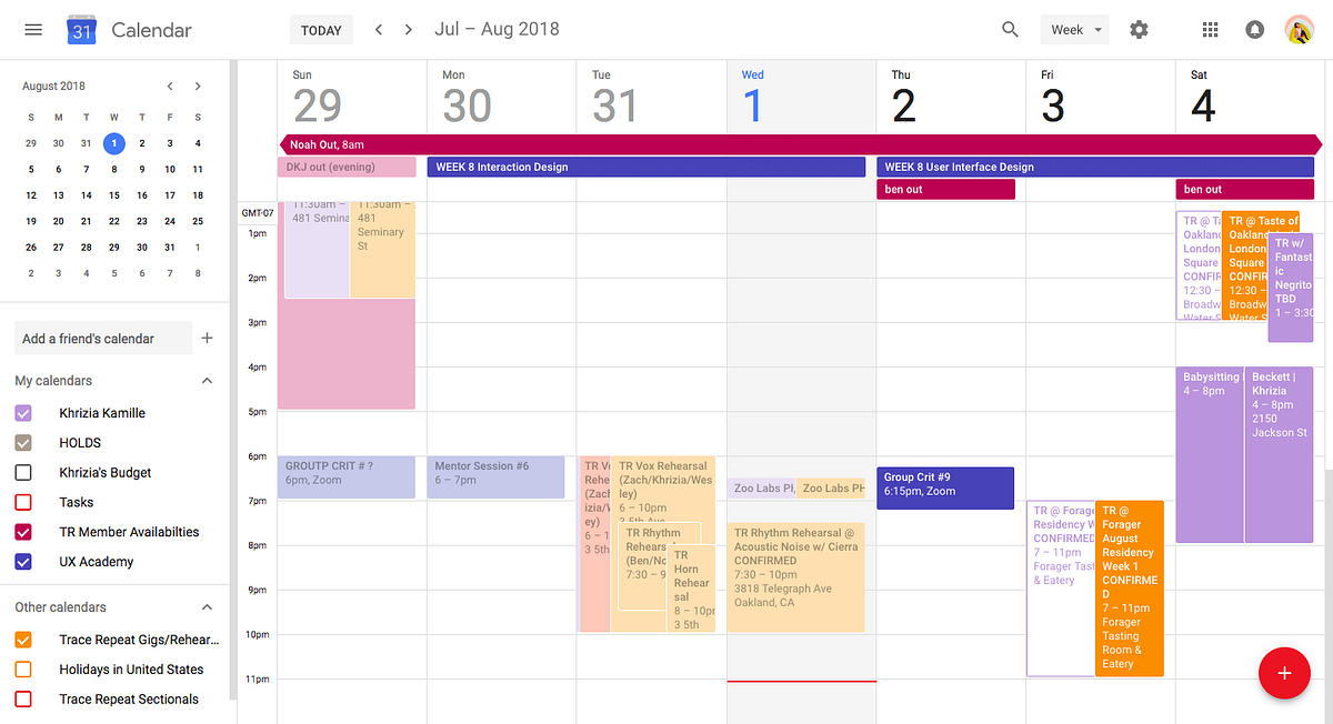Google Calendar’s Design Patterns | by KKV | Medium