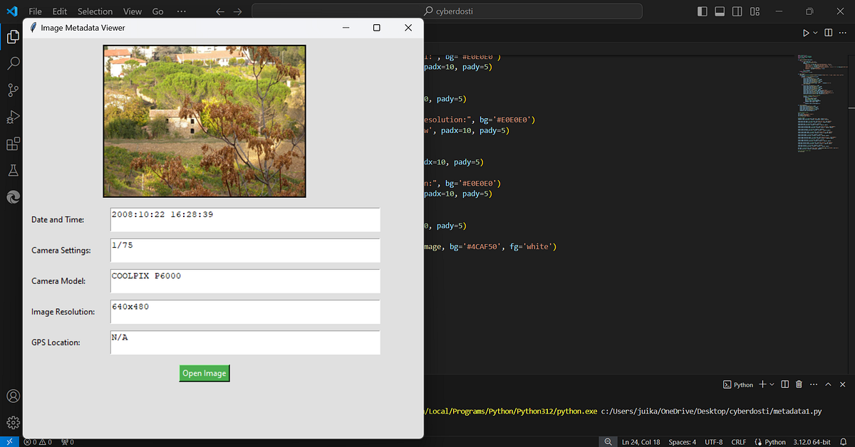 Metadata Extraction Tool. This is a Tkinter-based GUI application… | by jui kalan | Medium