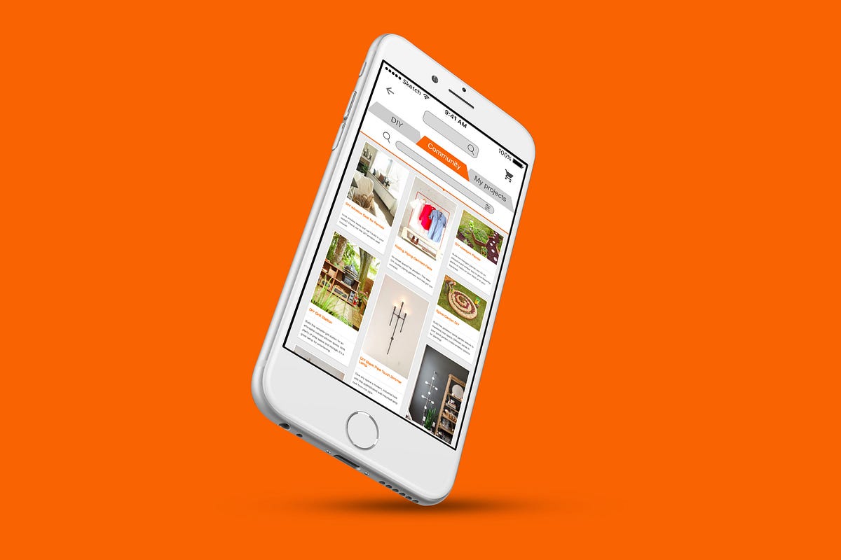 Design Challenge : Home Depot. Home Depot App | by Una Park | Medium