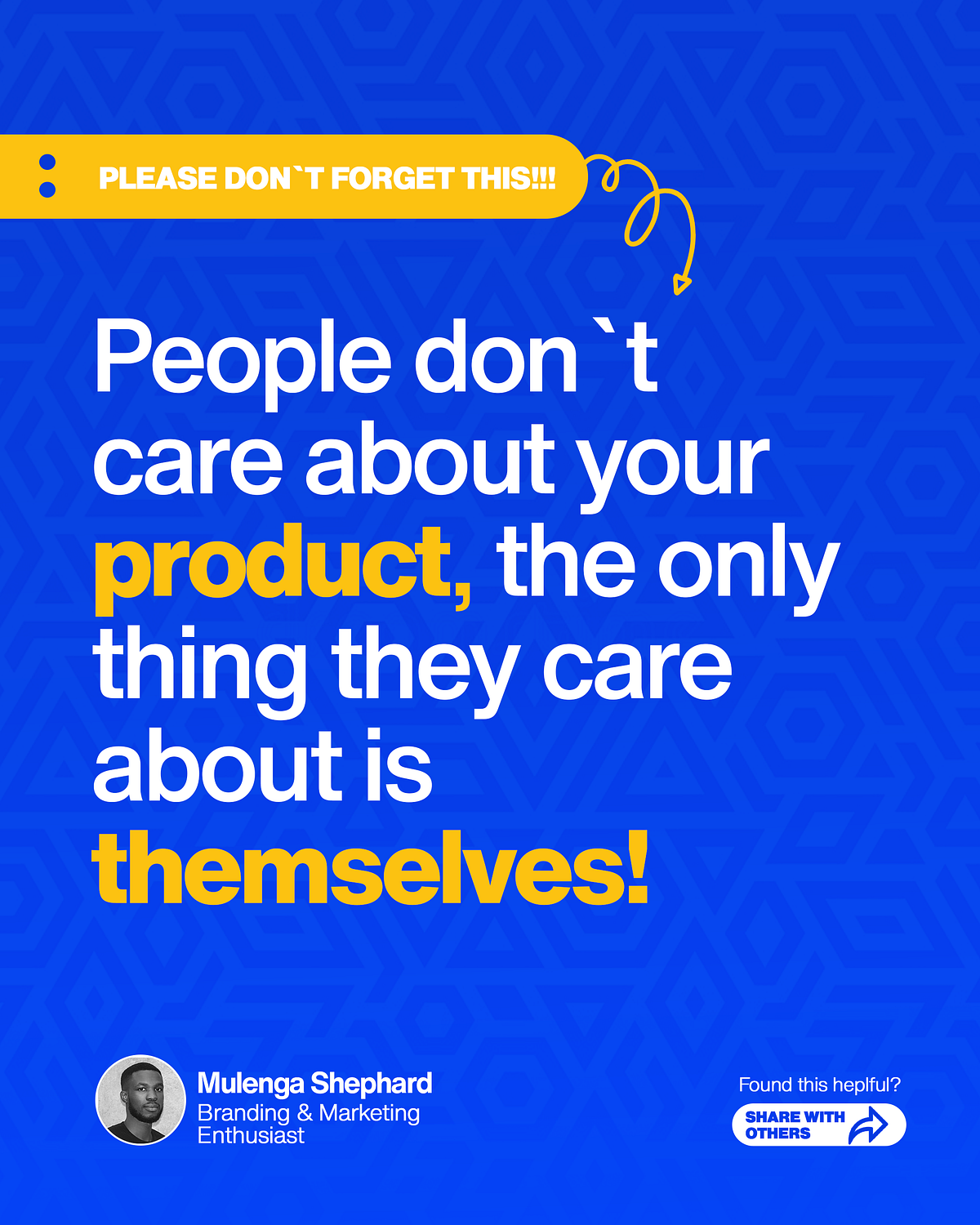 YOUR CUSTOMERS DON`T CARE ABOUT YOUR PRODUCTS! | by Mulenga shephard ...