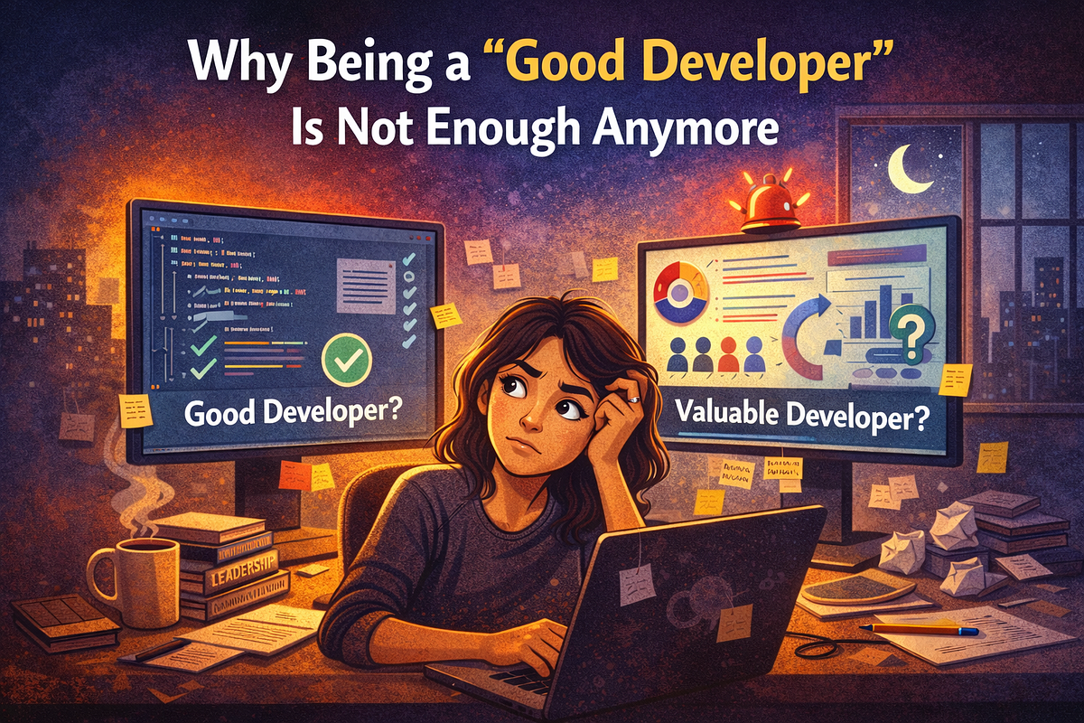 Why Being a “Good Developer” Is Not Enough Anymore | by Manalikhattar ...
