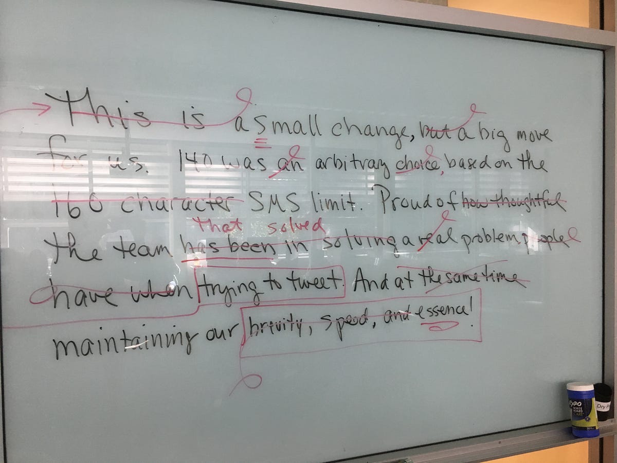 One last lesson with the 140-character limit. | by Lori Shontz | Medium