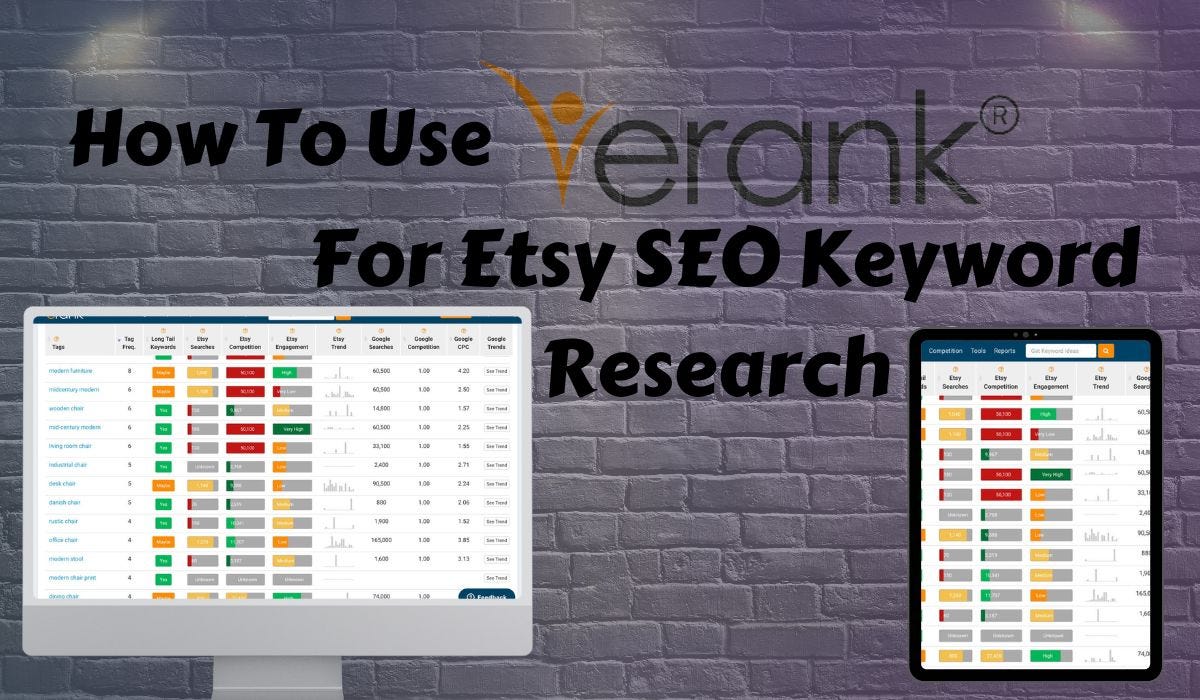How to use erank for etsy seo. We sell on Etsy to get sales. Traffic ...