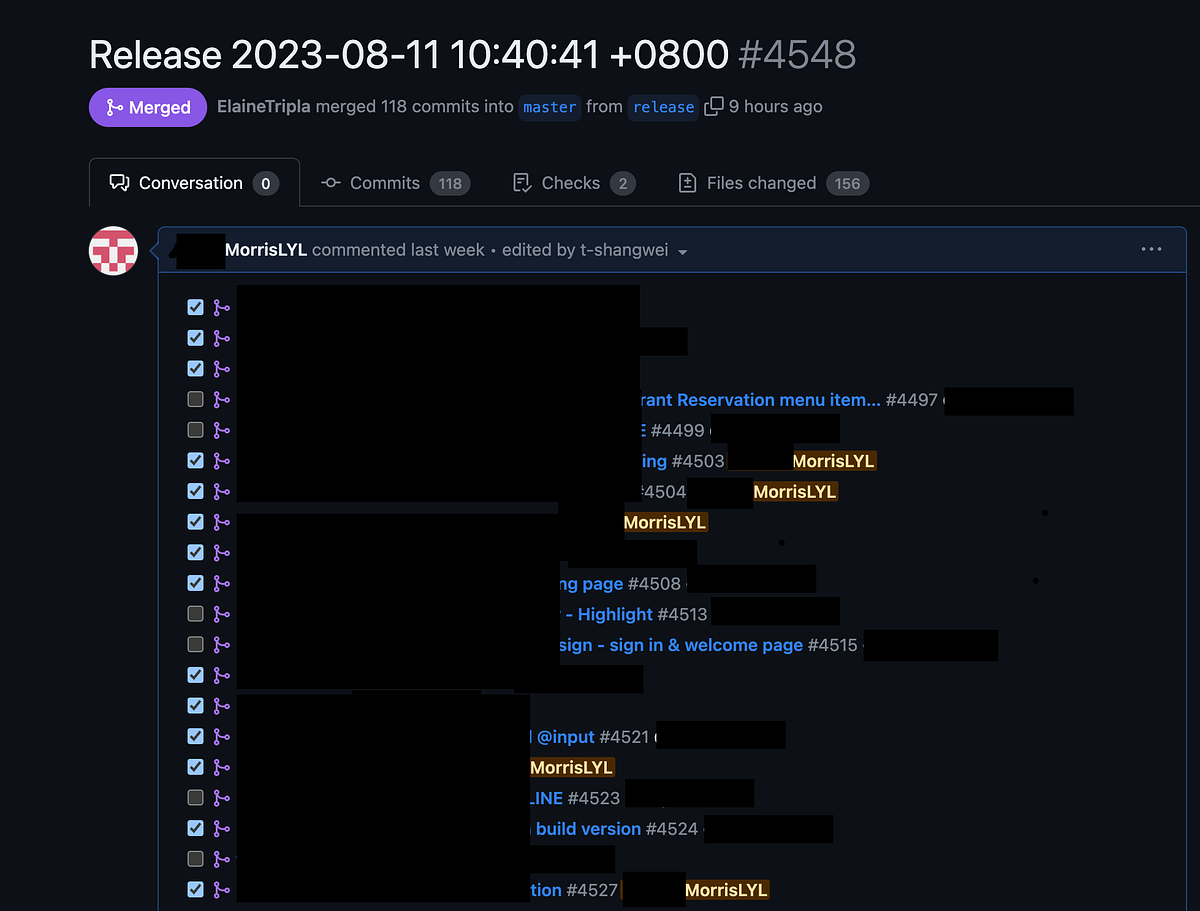 How to create release PR with check list safety and easily | by ...