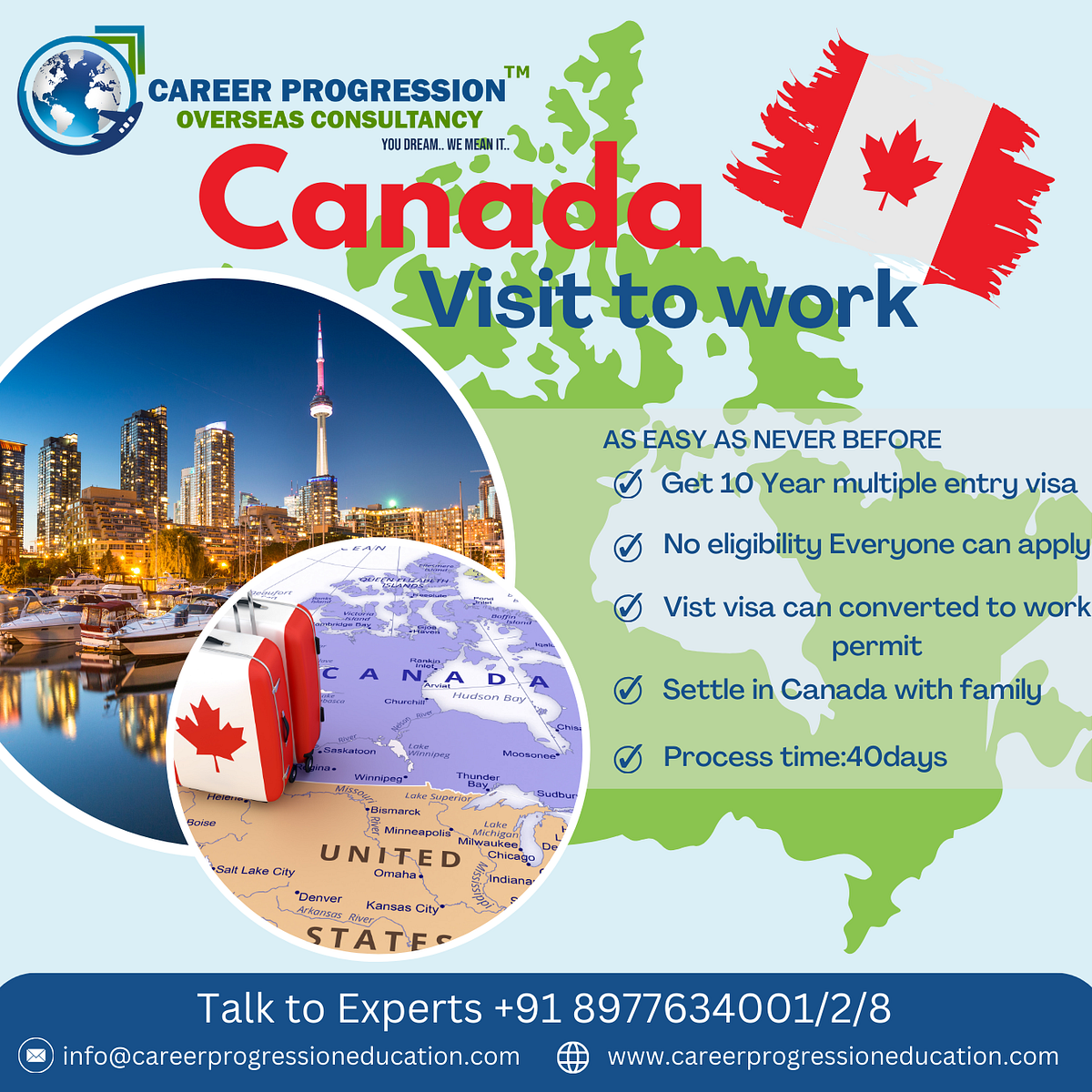 Canada Visit to work - career progression - Medium