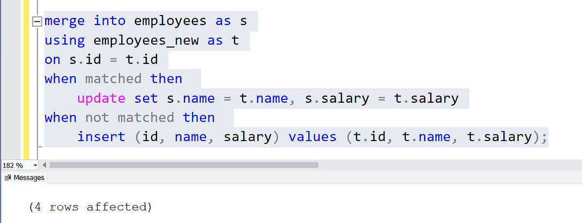 An Important Concept in SQL — Merge | by Kamireddy Mahendra ...