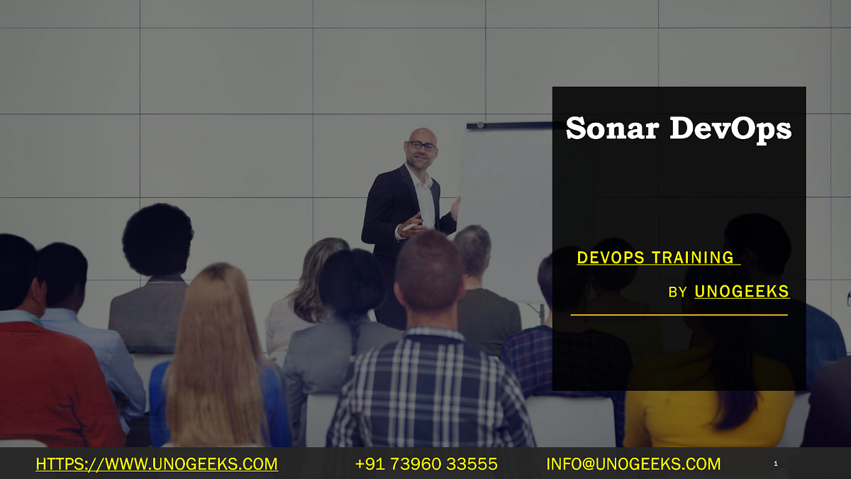 Sonar DevOps. “Sonar” in the context of DevOps… | by Balaug | Medium