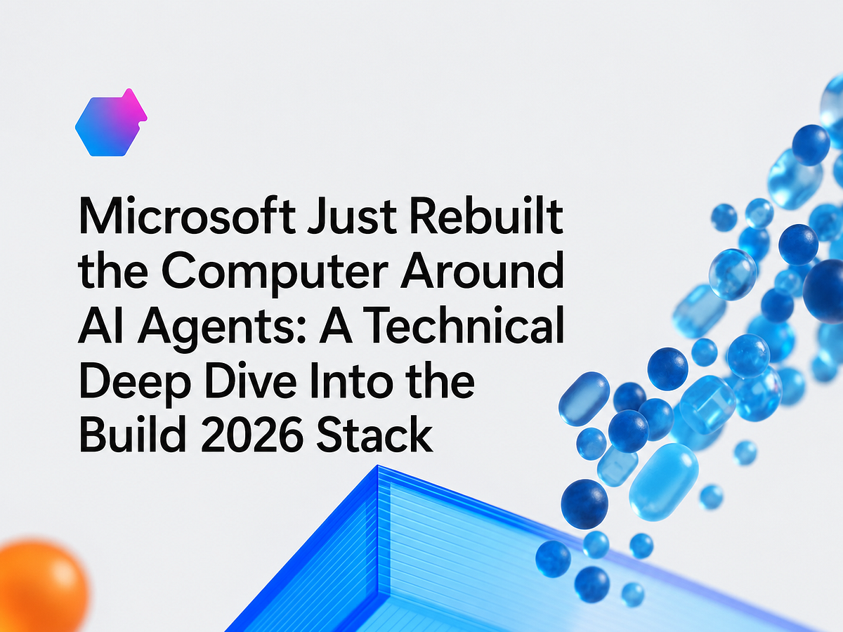 Microsoft Just Rebuilt the Computer Around AI Agents: A Technical Deep ...