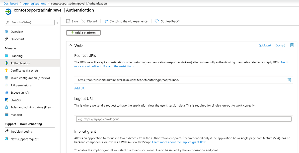 Connect Your React App with Azure AD using react-aad-msal. | by #Ray | Medium