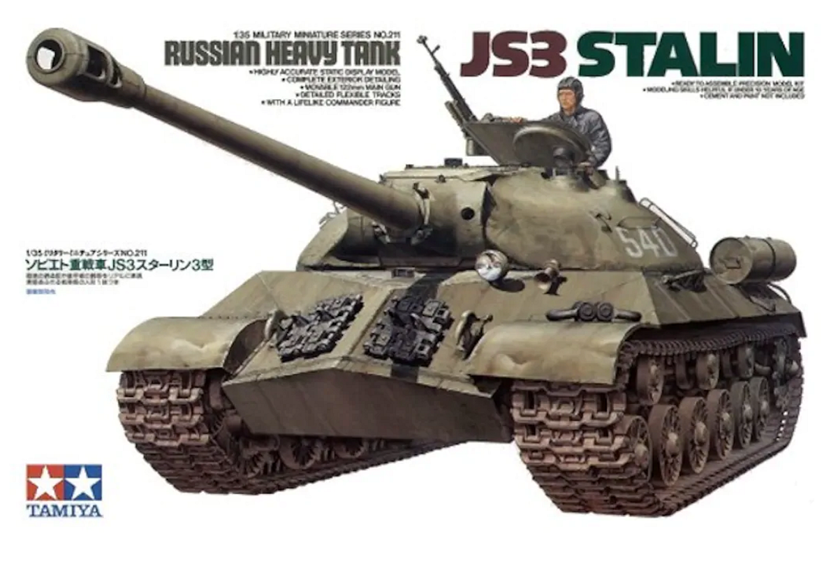 Tamiya 35211 JS-3 Stalin 塗裝日記. 小時候在萬年四樓的模型店第一次看到這盒, 覺得好一台粗獷的鋼鐵巨獸啊… | by ...