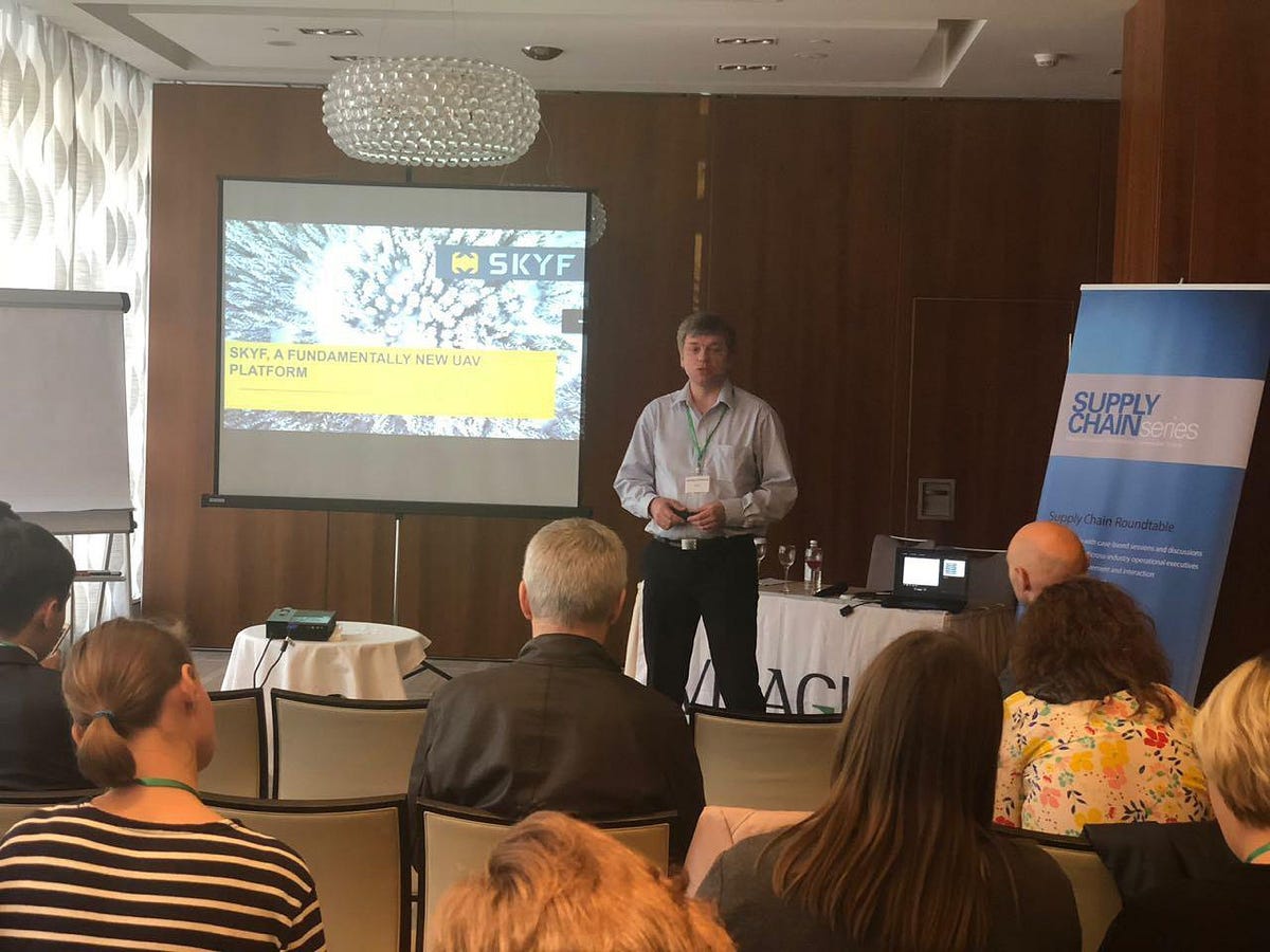 Presenting SKYF and SKYFchain projects to supply chain executives of ...