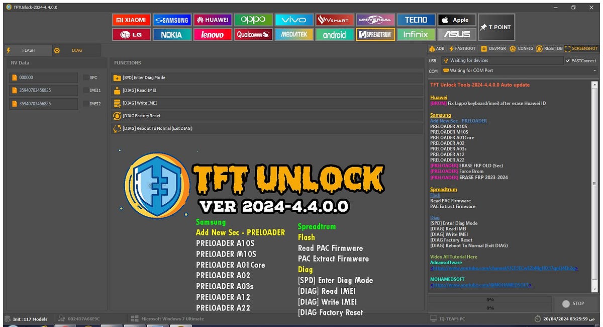 Latest TFT Unlock Tools-2024–4.4.0.0 Auto-update - Syedrazaali - Medium