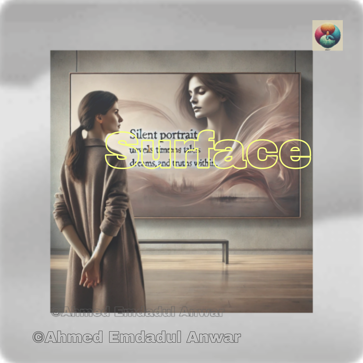 🌐☮️ #Poetry 🌿 Surface Canvas weaves bold, Vibrant threads of valor sewn ...