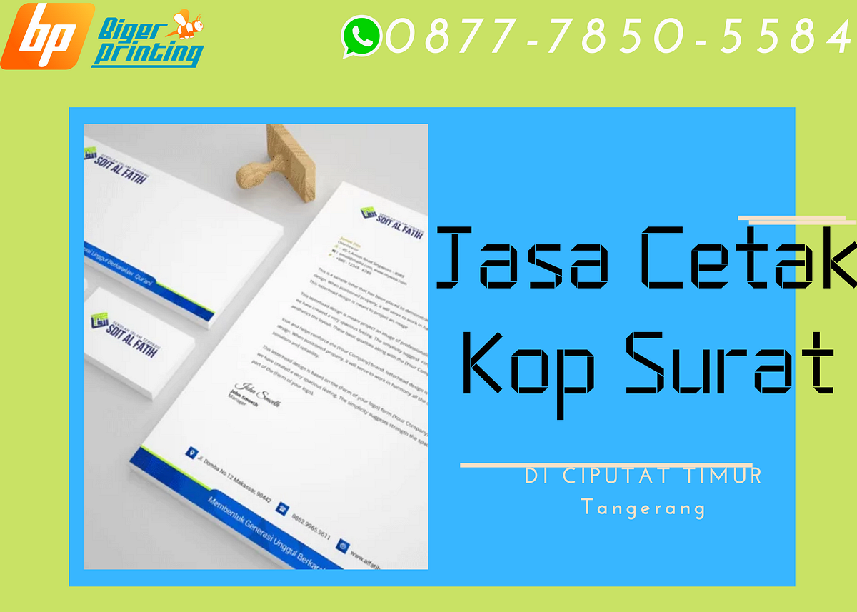 AMANAH, Wa./Call. 0877–7850–5584, Cetak Kop Surat di Ciputat Timur Tangerang Selatan Klik https ...