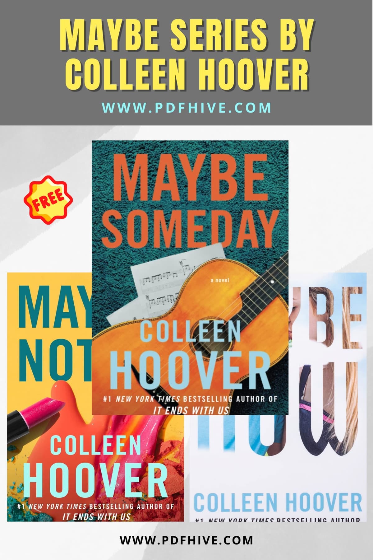 Maybe Series — Colleen Hoover. The Maybe series by Colleen Hoover is a ...