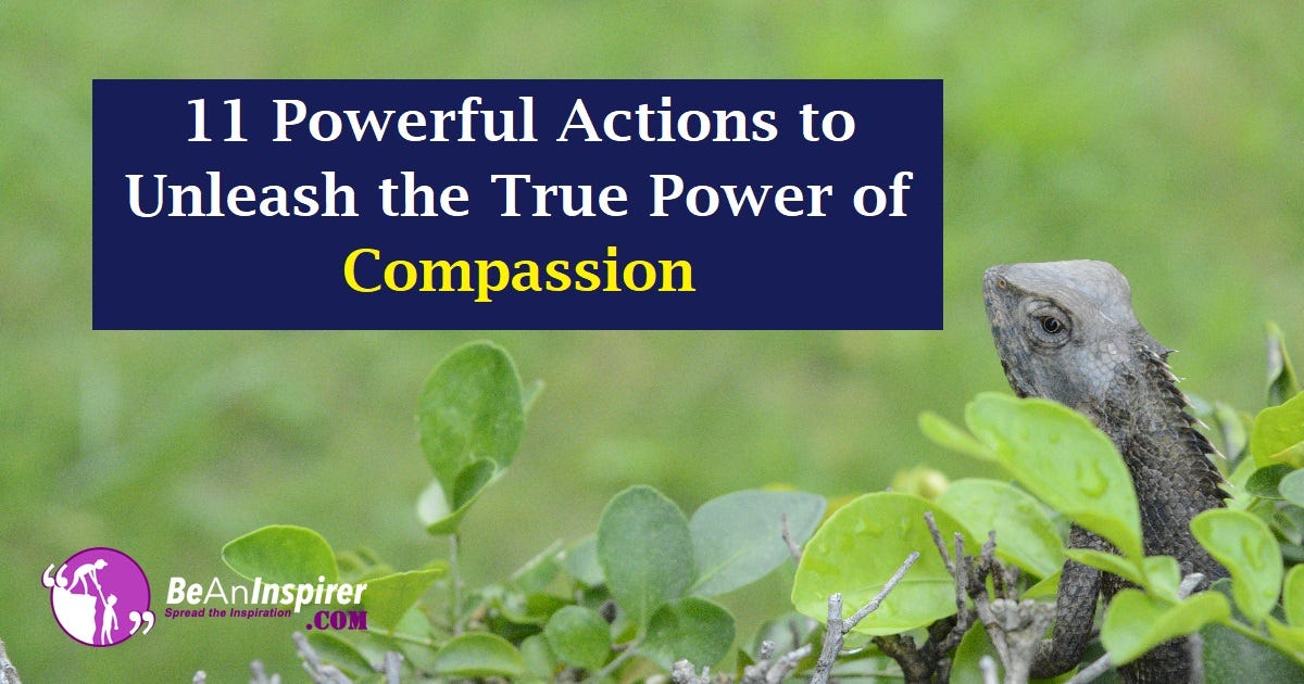 11 Powerful Actions to Unleash the True Power of Compassion | by ...