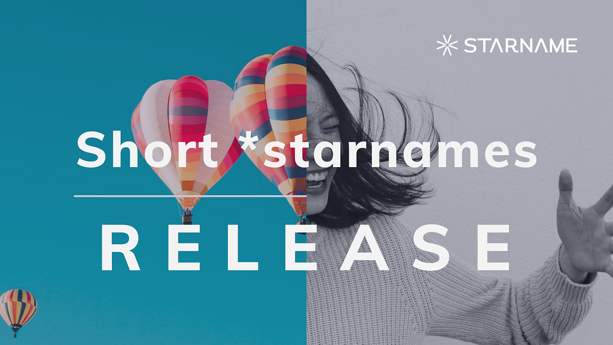 Short *starnames RELEASE. They’re the base of our economic model… | by ...