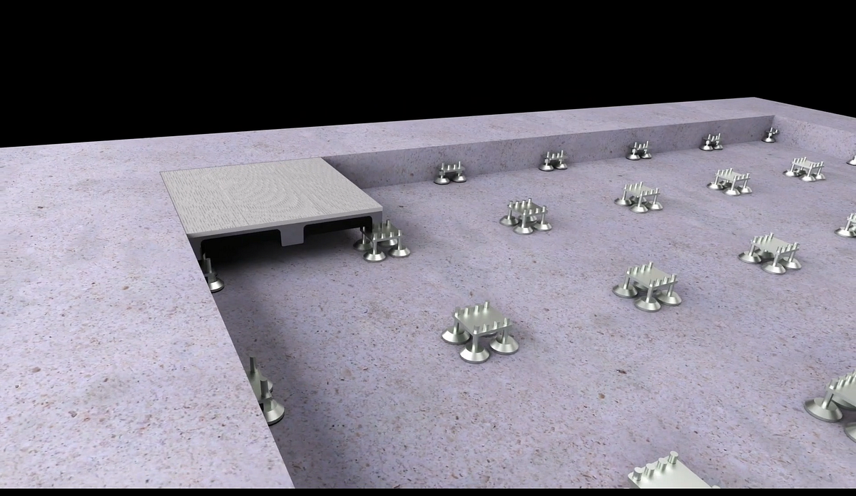 Indoor embedded installation for floor screen. - Jerry Liang - Medium