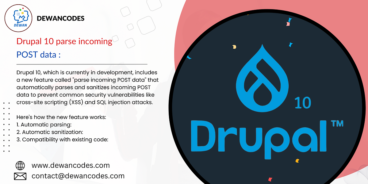 Drupal 10 parse incoming POST data : - Dewancodes - Medium Drupal 10 parse incoming POST data : - Dewancodes - Medium