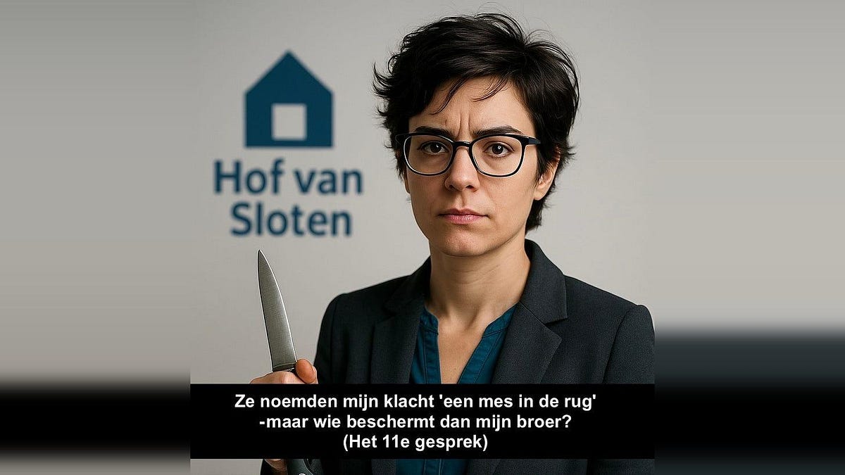 Ze noemden mijn klacht “een mes in de rug”- maar wie beschermt dan mijn ...