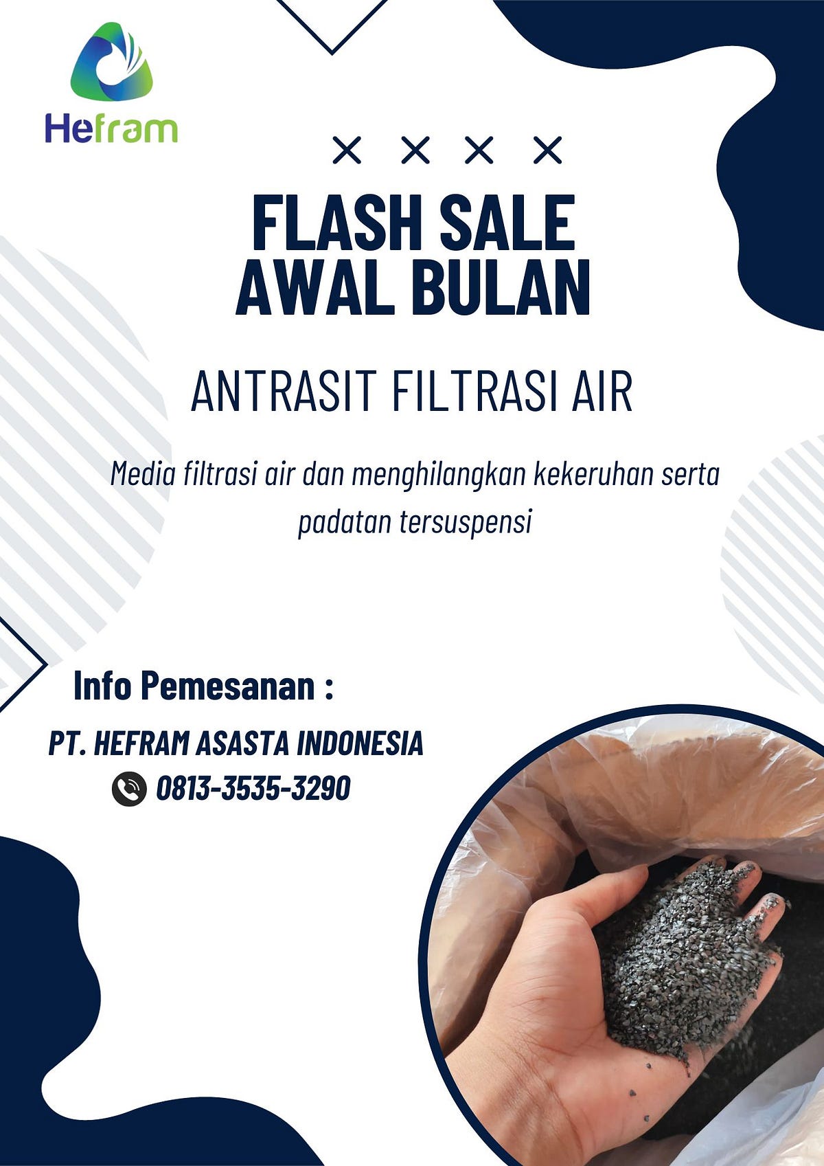 Flash Sale Awal Bulan Antrasit Filtrasi Air|PT. HEFRAM ASASTA INDONESIA ...