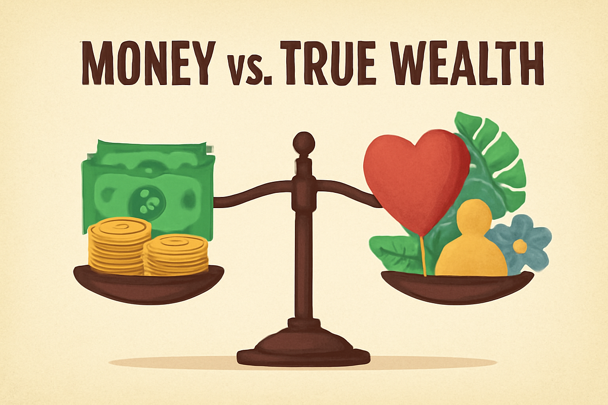 The Difference Between Money and True Wealth. | by Guntaas | Aug, 2025 ...