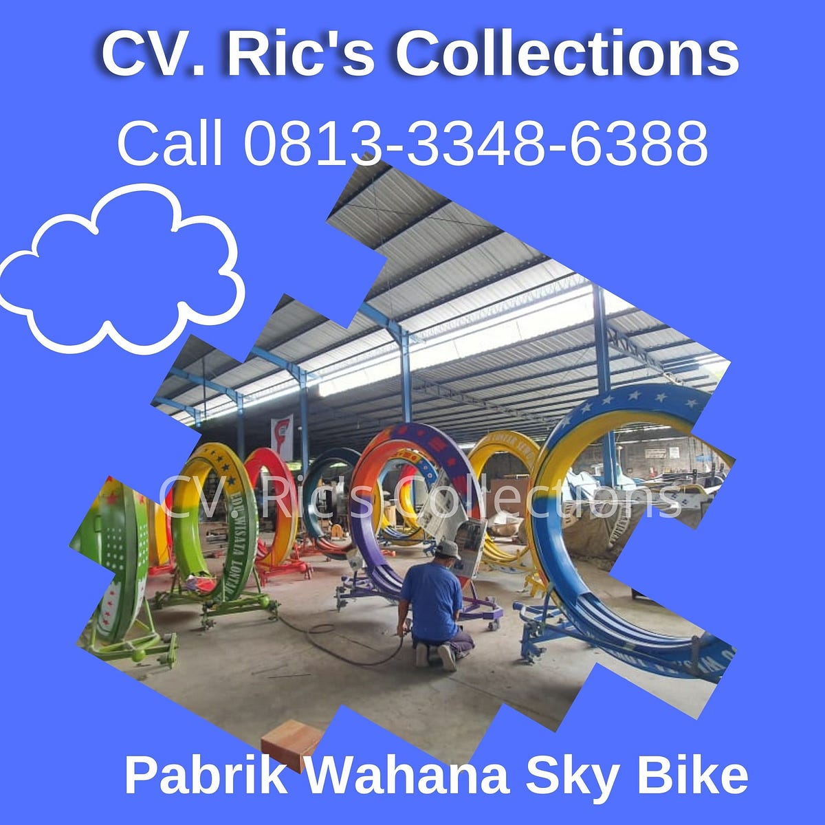 BANYAK DIMINATI, Call 0813–3348–6388, Pabrik Sepeda Udara Sky Bike CV ...