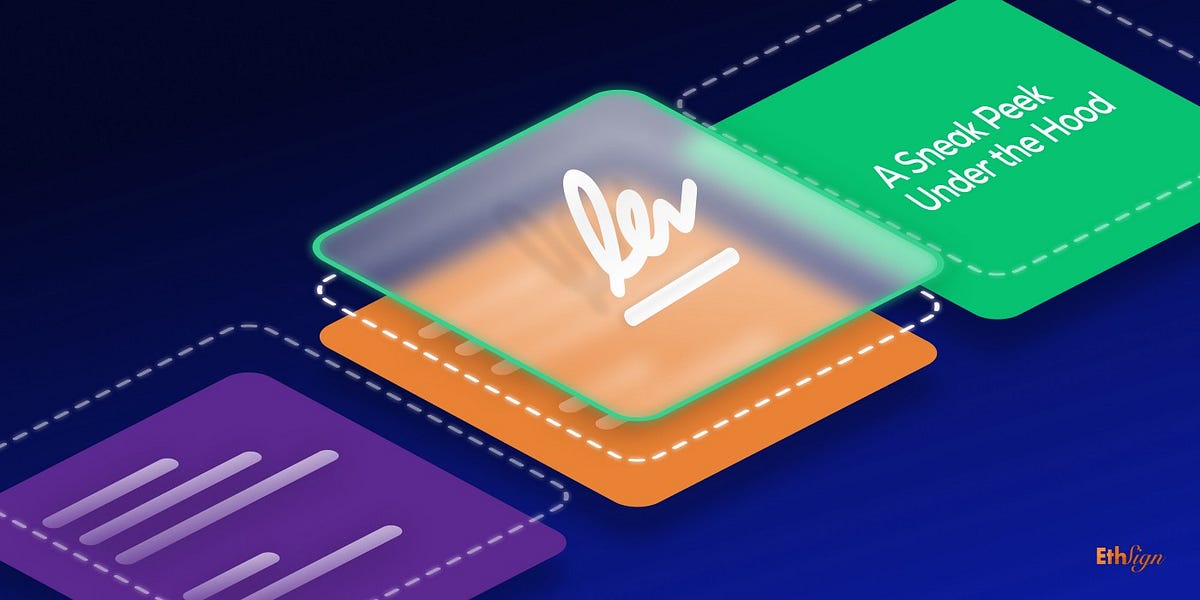 A Sneak Peek Under the Hood. E thSign 3.0 se lanzó oficialmente en ...