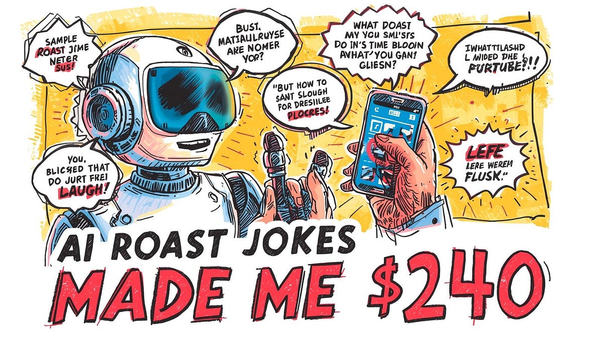 I Made $240 From an AI That Generates Roast Jokes About Me | by The No ...