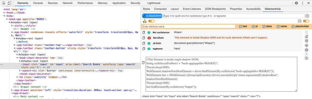 How to deal with shadow dom elements when shadow-root is closed with selenium? - Sanjay Kumar ...