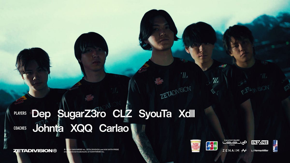 ZETA DIVISION complete roster with CLZ, SyouTa, and Xdll | by Dominick McCrum | Oct, 2024 | Medium