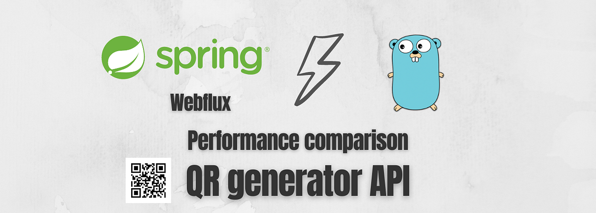 SpringBoot Webflux vs Go: QR-generator API benchmark | Tech Tonic