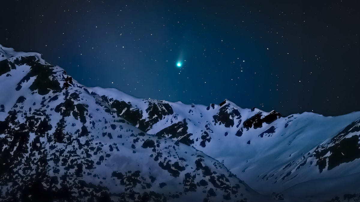 Comet 12P/Pons-Brooks Hovering Above the Swiss Alps (don’t miss this ...