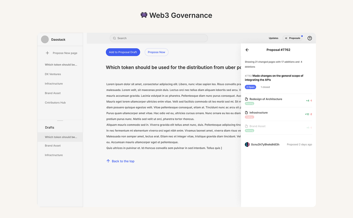Designing a tool for Web3 Governance — A UX case study | by Segun Smute ...
