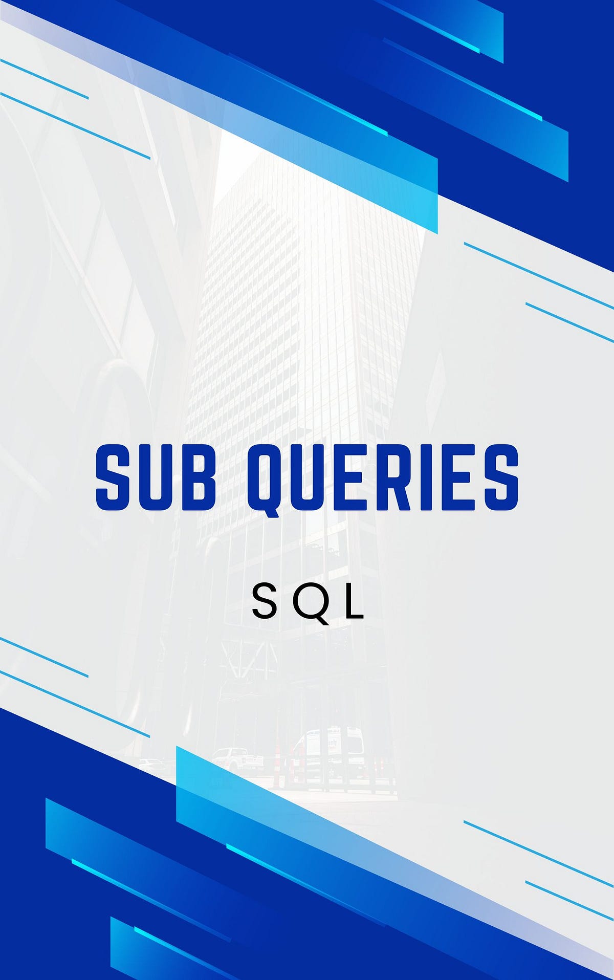 Exploring SQL Subqueries: Queries Inside Queries | by Morty | Nov, 2024 ... Exploring SQL Subqueries: Queries Inside Queries | by Morty | Nov, 2024 ...