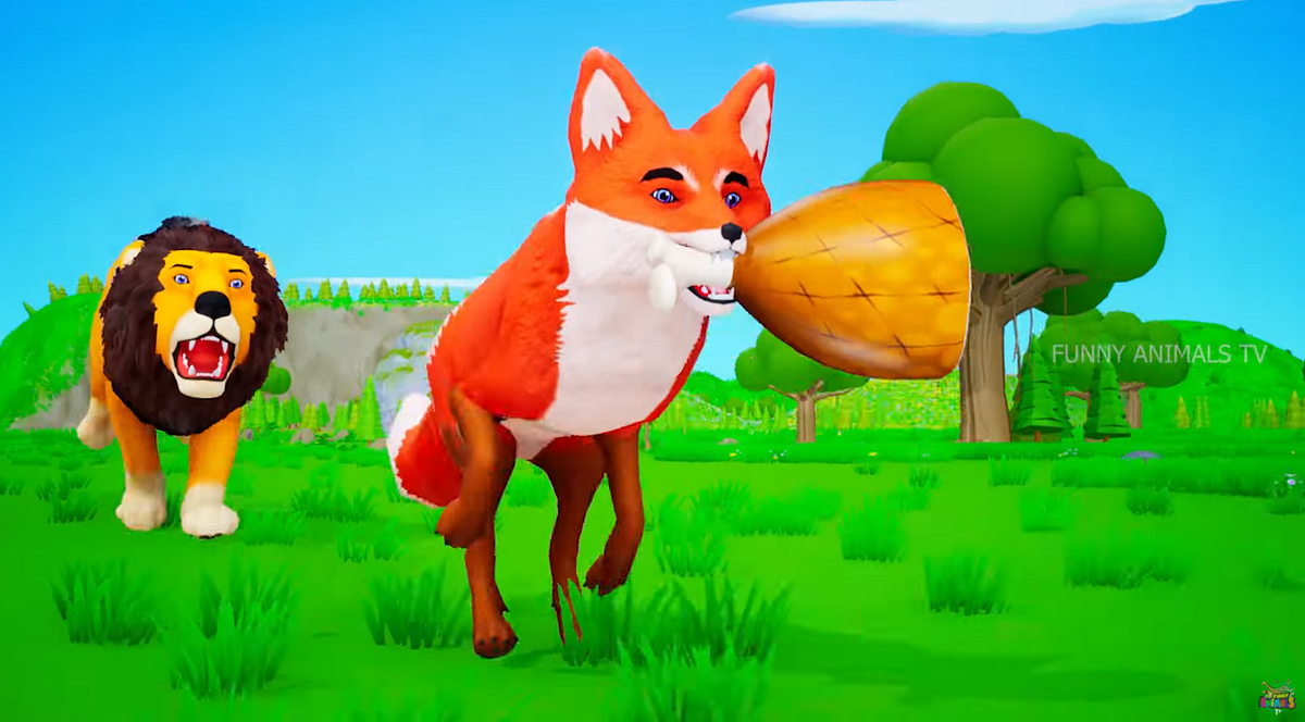 Lion King vs Fox! 🦁🦊 — Epic Wild Animal Food Battle! | by Funny Animals ...