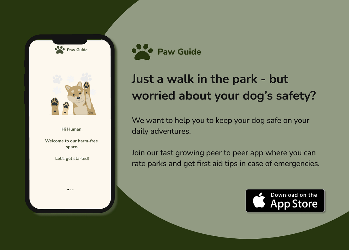 Paw Guide App — Dashboard project - Monika Rojek - Medium